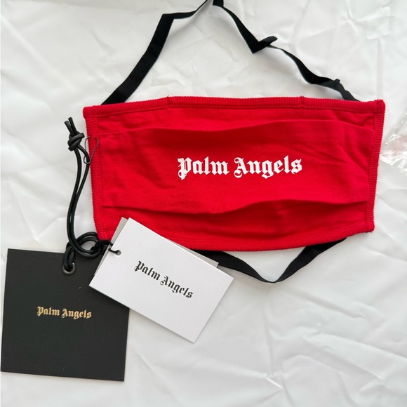 Palm Angels | Accessories | Palm Angels Red Intimate Face Cover | Poshmark